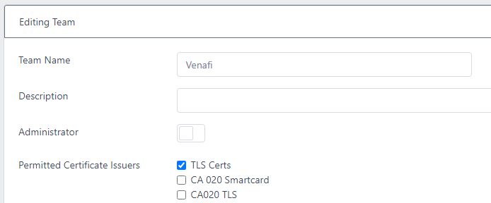 Certdog Venafi Integration - Krestfield Knowledge